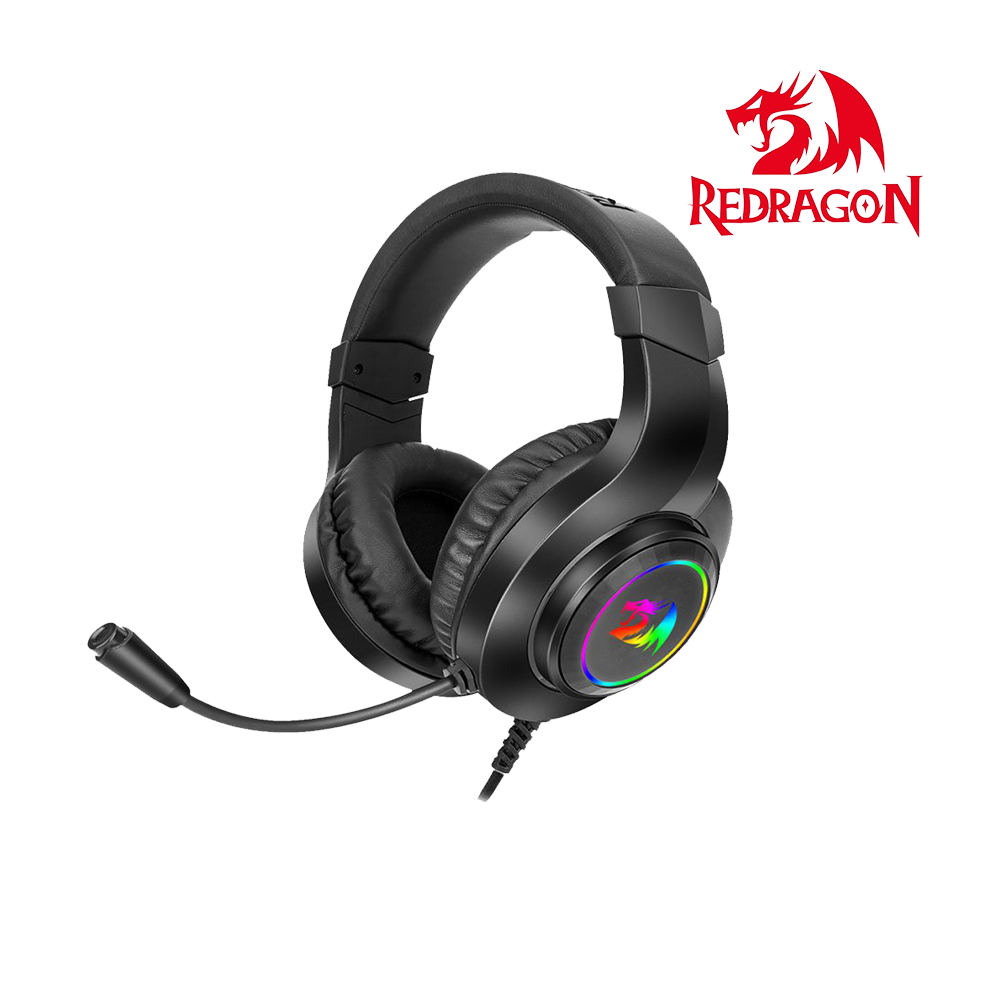 Redragon Wired H260RGB HYLAS Gaming Headset - Black — GAMELINE