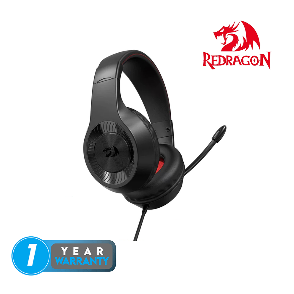 Redragon Wired H130 Pelias Gaming Headset - Black — GAMELINE