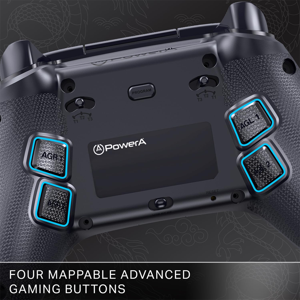 PowerA Wireless Battle Dragon Controller for PC - Black Glossy — GAMELINE