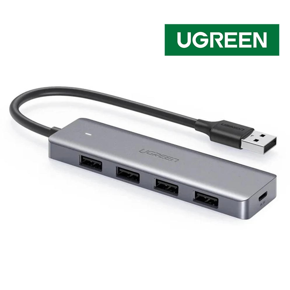 UGreen 4-Port USB 3.0 Hub w/ USB-C Power Supply [CM219/50985] — GAMELINE