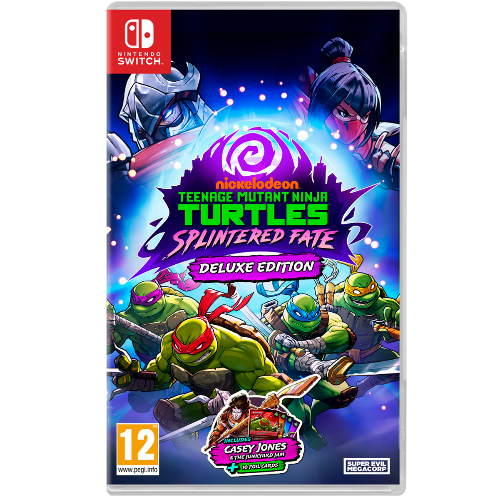 Nintendo Switch Teenage Mutant Ninja Turtle Splintered Fate Deluxe Edi ...