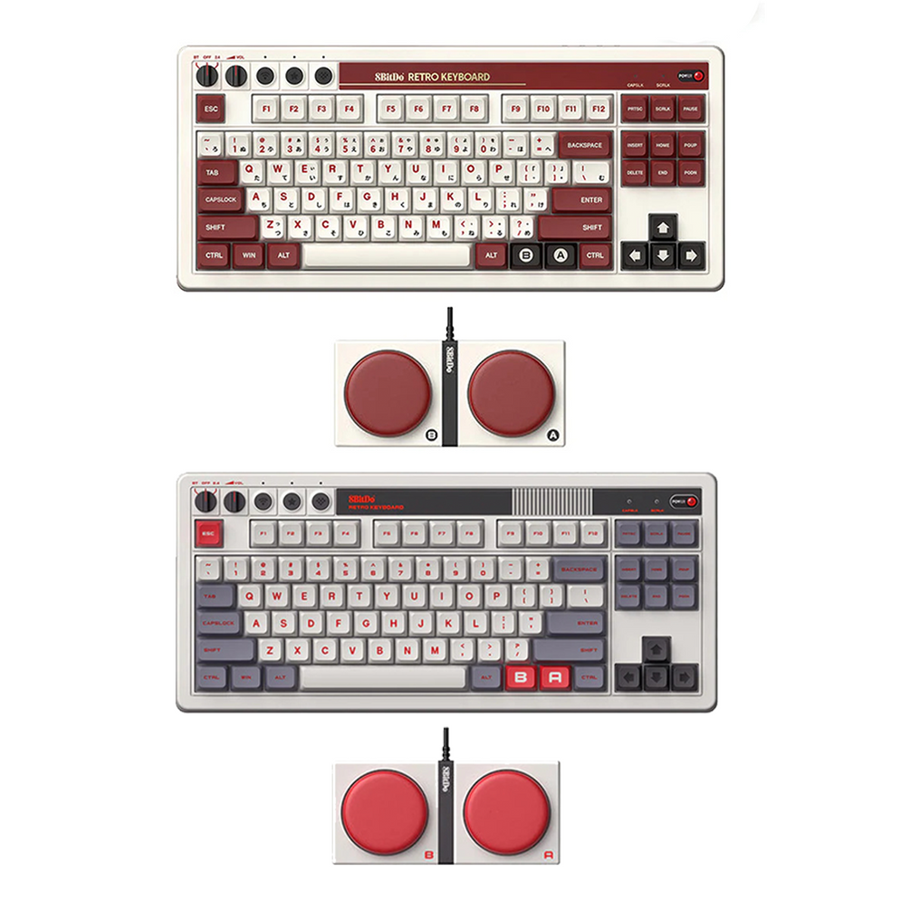 8BitDo Retro Mechanical Keyboard (Fami & N Edition) — GAMELINE