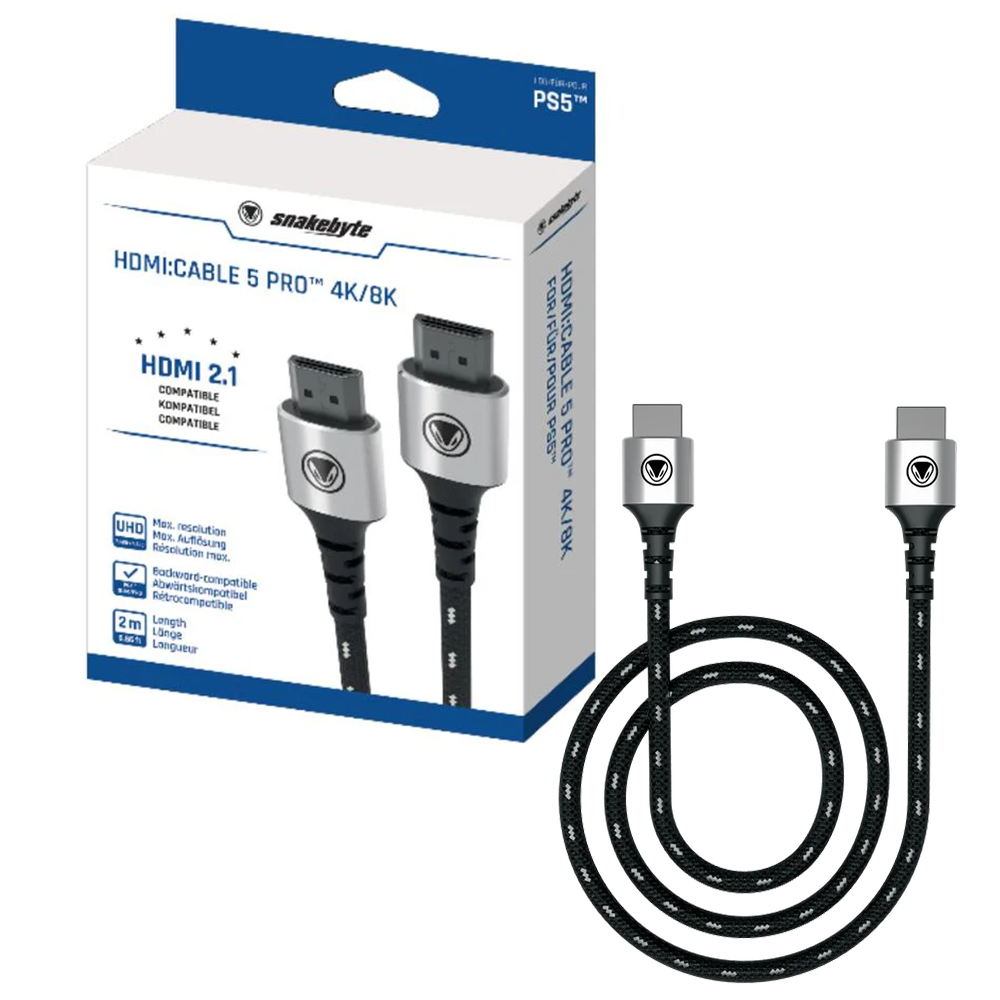 Snakebyte HDMI Cable 5 PRO 4K/8K - 2M — GAMELINE