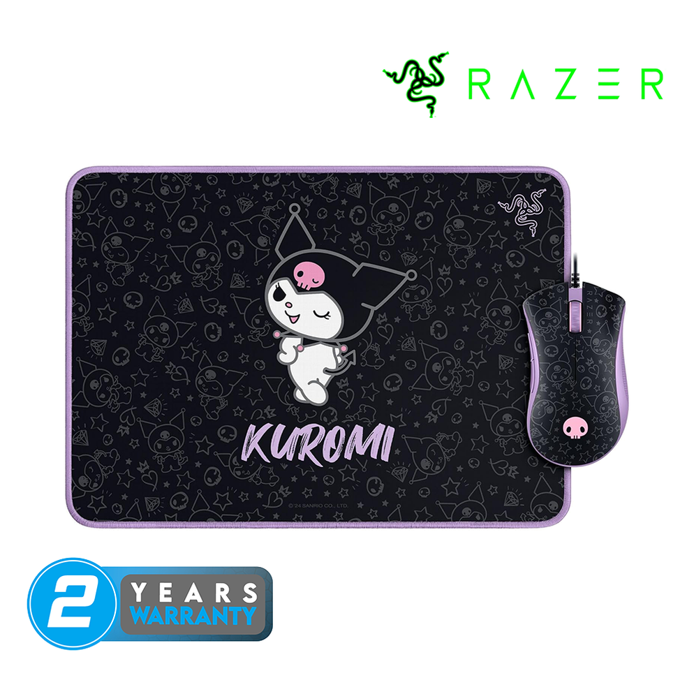 Razer DeathAdder Essential & Goliathus Mouse Mat Bundle - Kuromi Editi ...