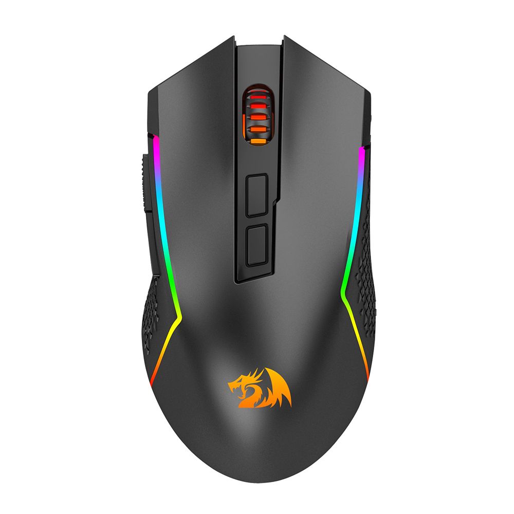 Redragon Wireless M693 RGB TRIDENT Gaming Mouse [8000 DPI] - Black ...