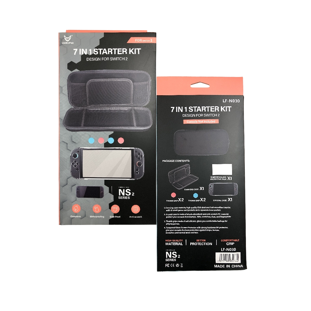 Lucky Fox 7 in 1 Starter Kit for Nintendo Switch 2 [N030] — GAMELINE