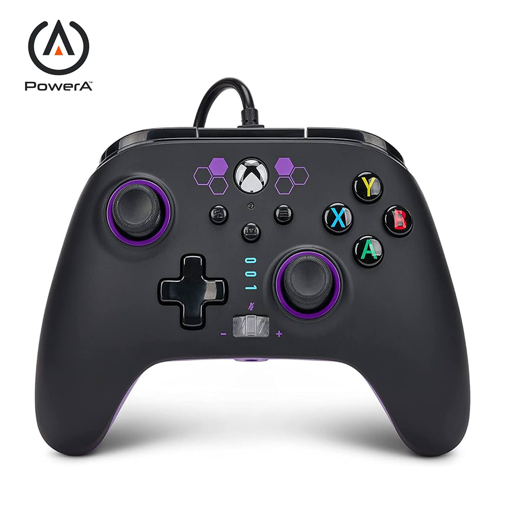 PowerA Wired Enhanced Controller for Xbox - Purple Hex — GAMELINE