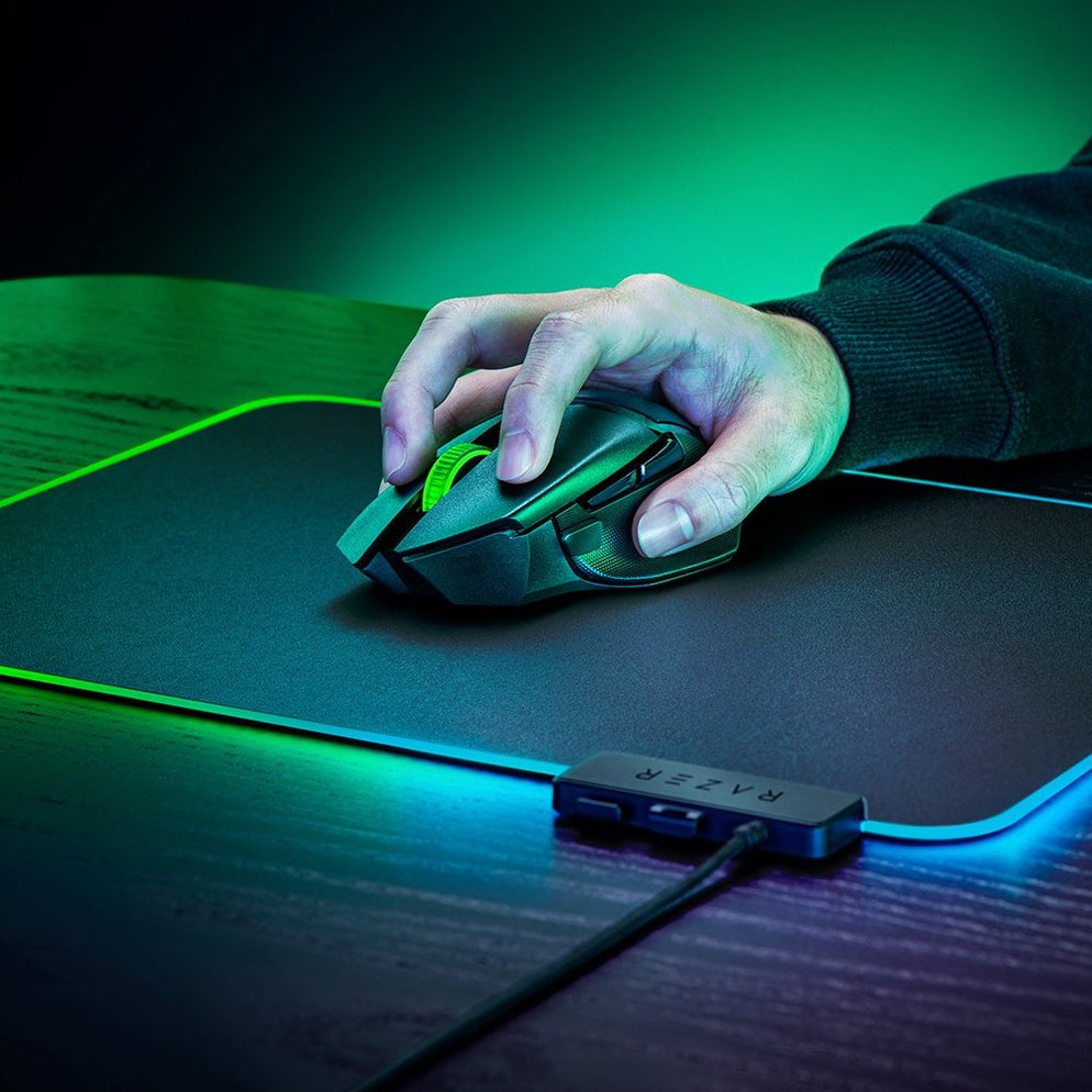 Razer Basilisk V3 X HyperSpeed - Wireless Ergonomic Gaming Mouse - Bla ...