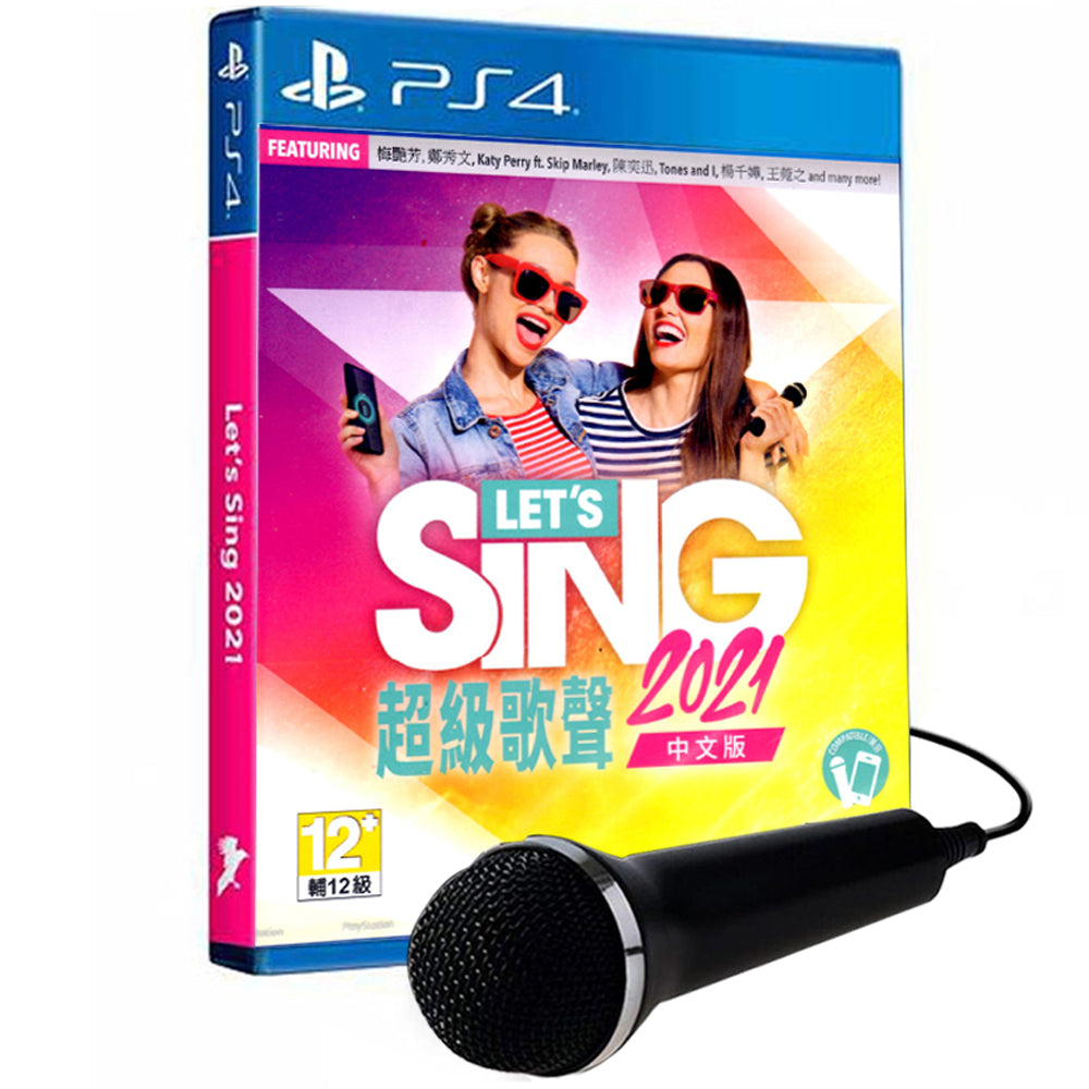 PS4 Lets Sing 2021 with 1 Mic (R3) — GAMELINE