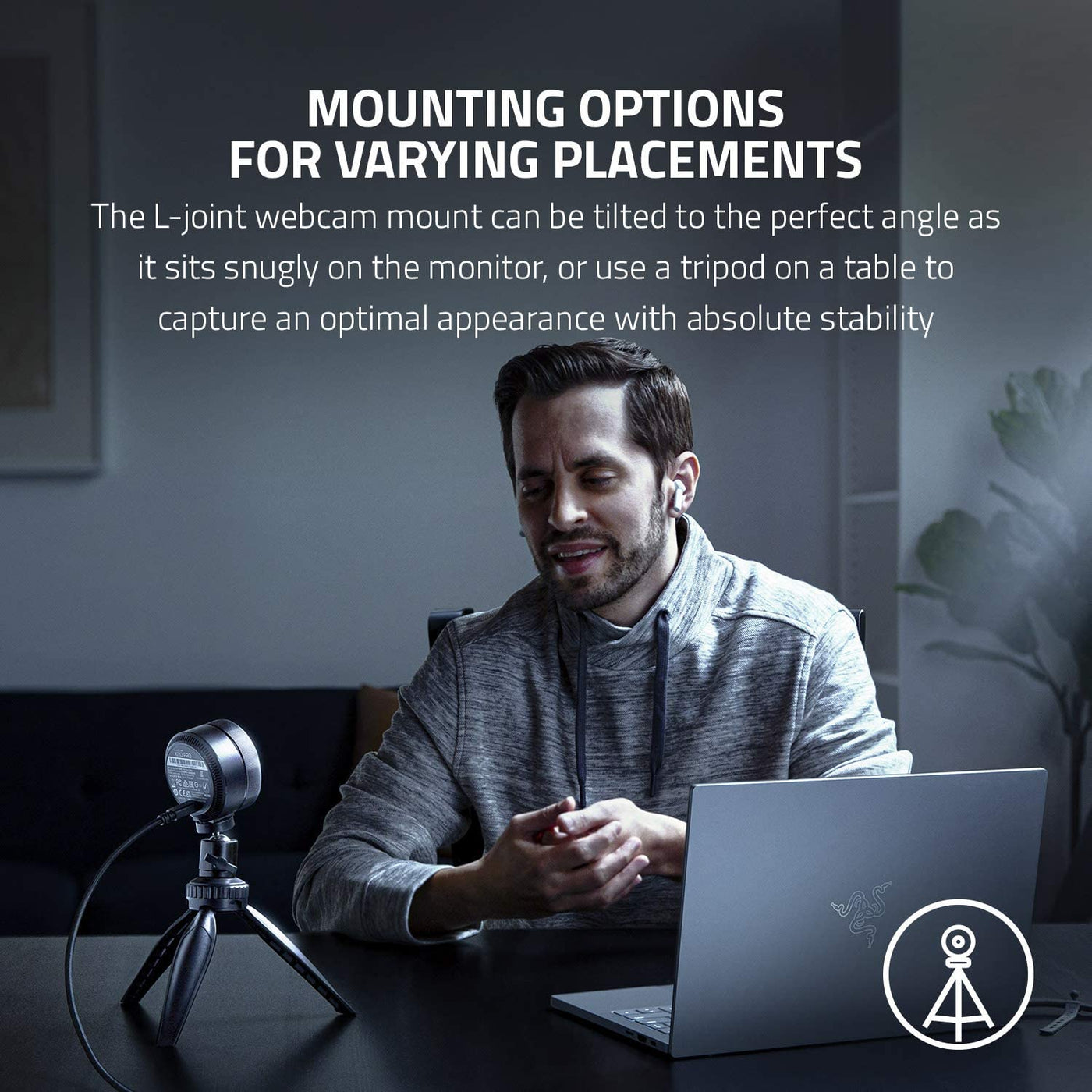 Razer Kiyo Pro USB Camera with High Performance Adaptive Light Sensor ...