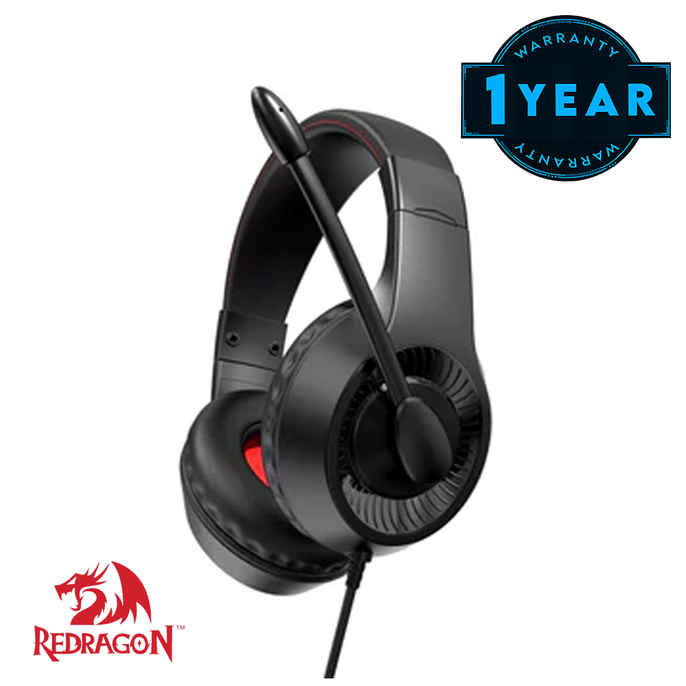 Redragon Wired H130 Pelias Gaming Headset - Black — GAMELINE