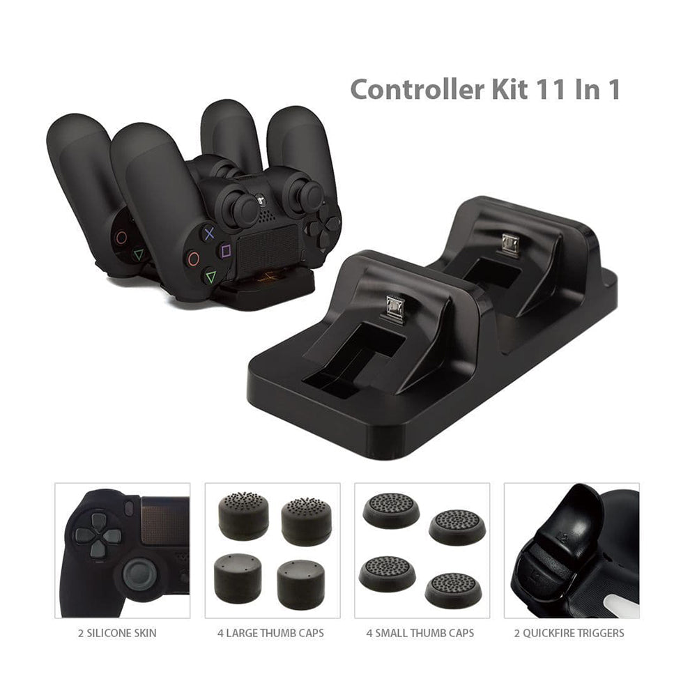 Lucky Fox Controller Kit 11 in 1 for PlayStation®4 — GAMELINE